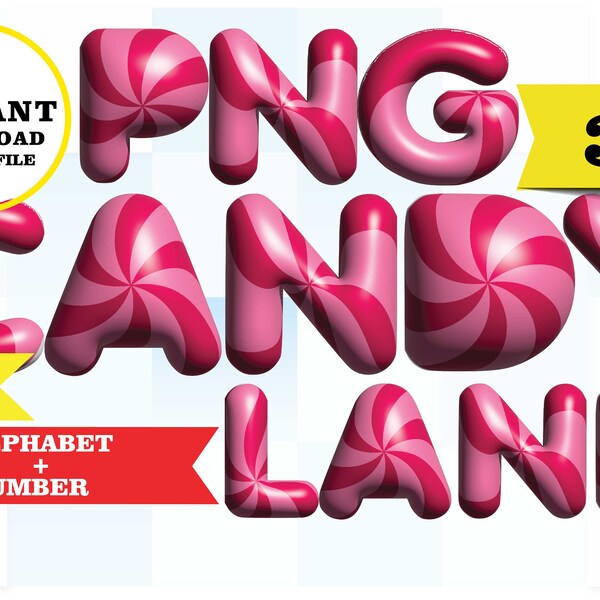 Candy Land Font - Etsy