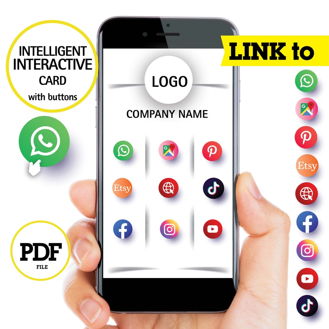 Custom Card Company Inteligent Card Interactive Link GPS - Etsy