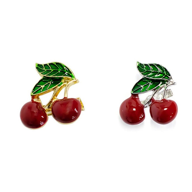 Cherry Brooch - Etsy