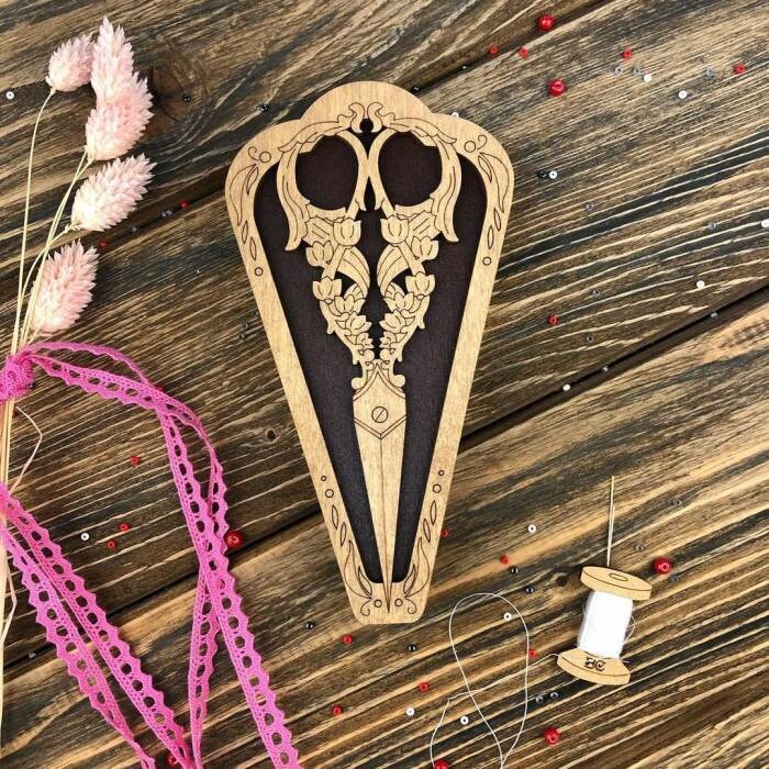 Wooden Box for Scissors, Scissors Storage Container Case, Scissors ...