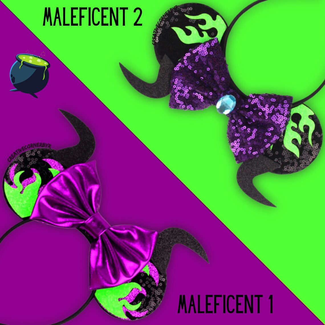 Halloween Minnie Mouse Ears Bat Mickey Ears Bat Wing Ears - Etsy