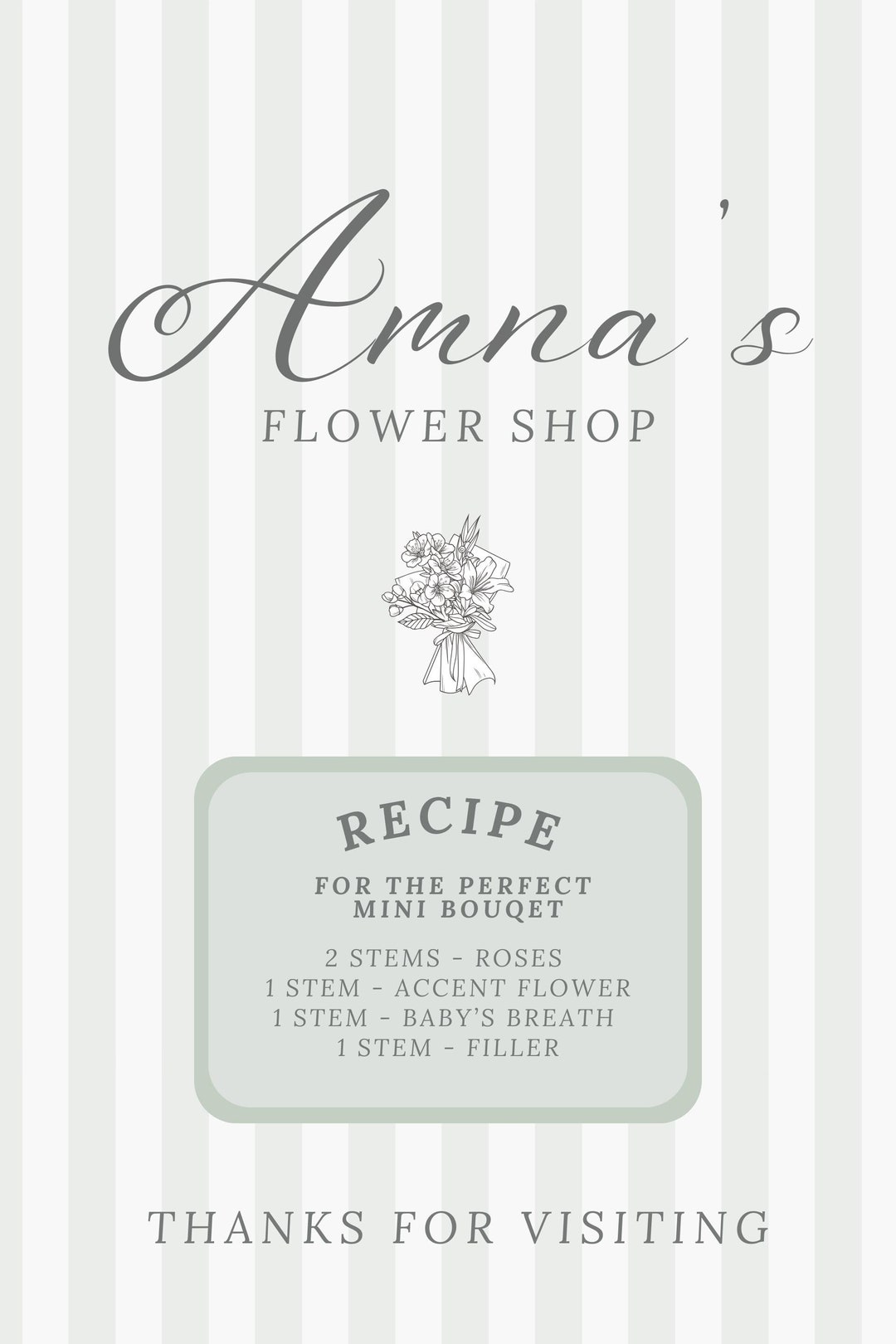 Flower Shop Signage, Flower Bar, Wedding, Bridal Shower, Baby Shower - Etsy