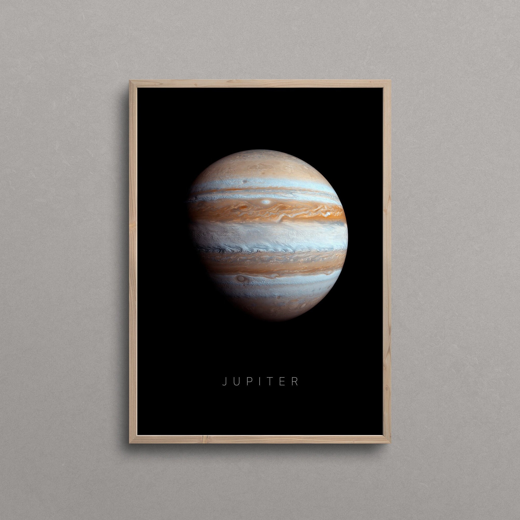Set of 4 Planet Prints,printable Planet Decor,space Art Print Set ...