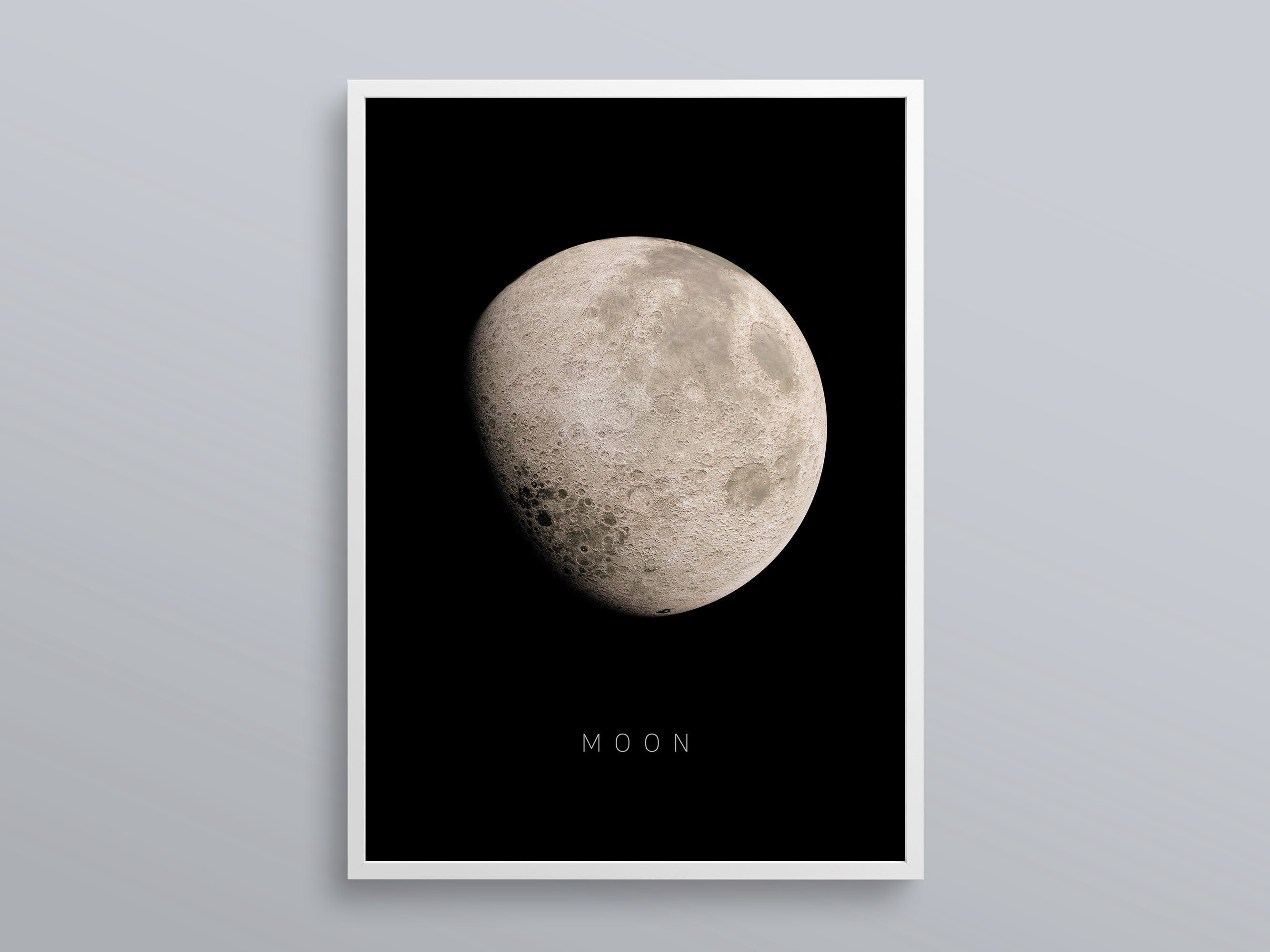 Moon Print, Moon Printable, Moon Poster, Moon Wallart, Space Wall Art ...