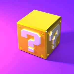 Mystery Box - Block Prop - Tissue Box Decoration - [3D PRINT FILES] - Etsy