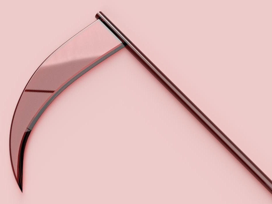 Blood Scythe Prop - Power Cosplay Prop 3D Model - [3D PRINT FILES] - Etsy