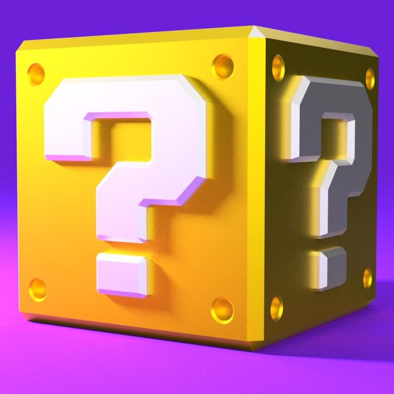 Mystery Box - Block Prop - Tissue Box Decoration - [3D PRINT FILES] - Etsy