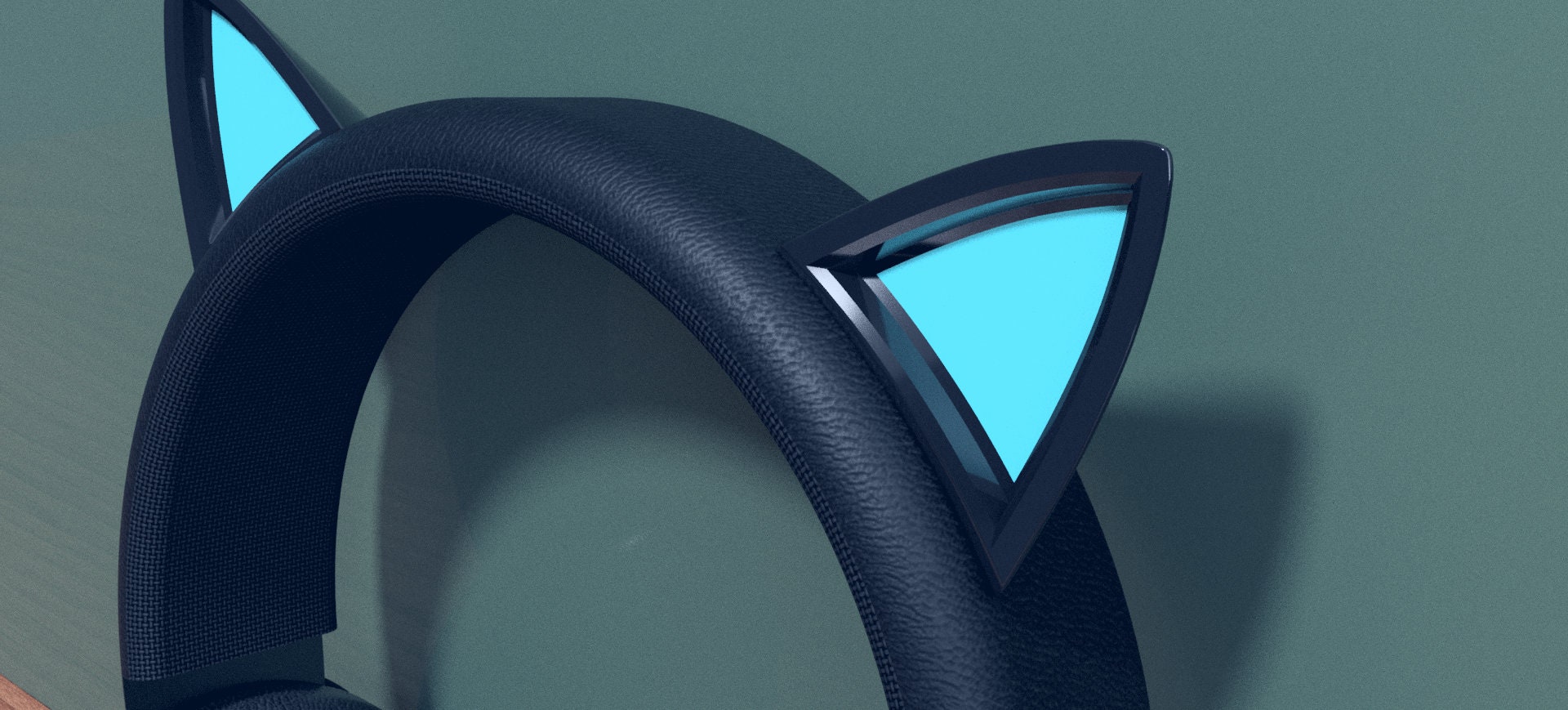 Cat Ears for Gaming Headphones 3D PRINT FILES SVG - Etsy