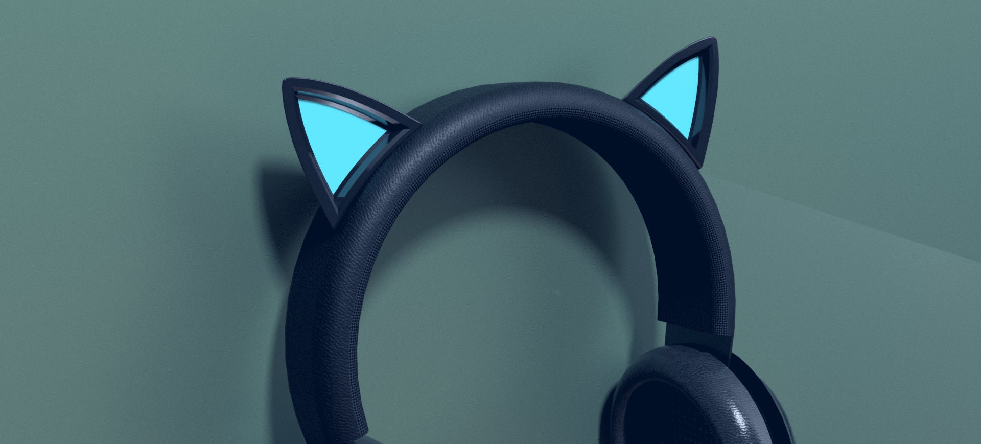 Cat Ears for Gaming Headphones 3D PRINT FILES SVG - Etsy