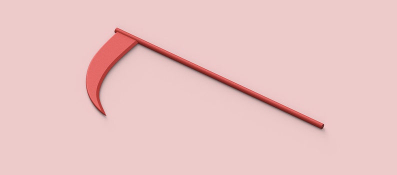 Blood Scythe Prop - Power Cosplay Prop 3D Model - [3D PRINT FILES] - Etsy