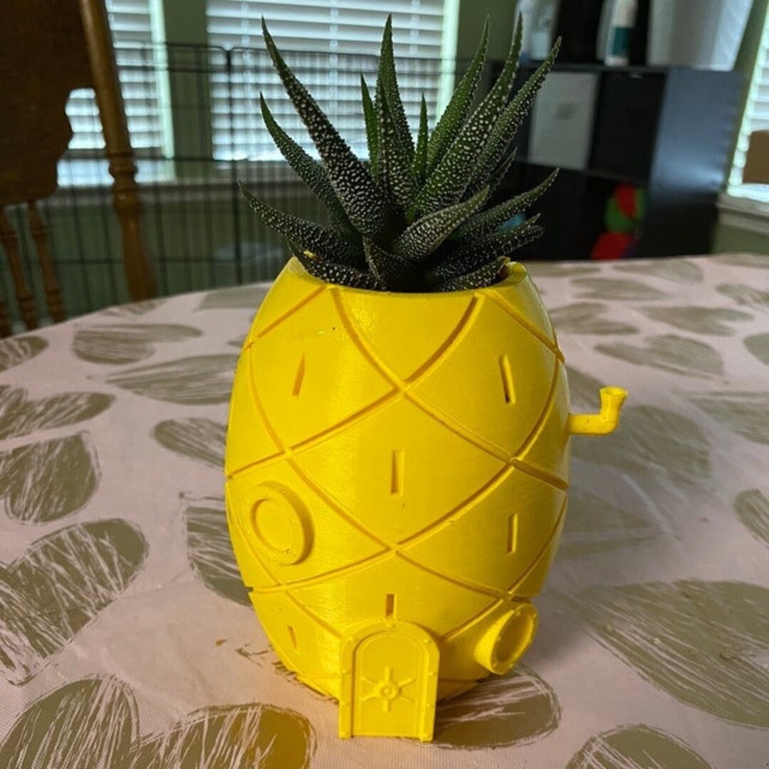 Spongebob Pineapple House Planter Unique Garden Pot - Etsy