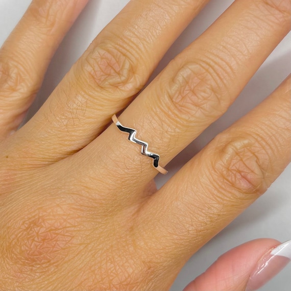 Sterling Silver Aquarius Ring Zodiac Ring Astrology Ring - Etsy