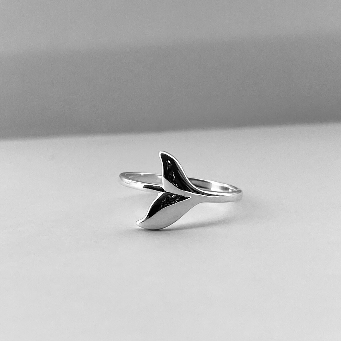 Sterling Silver Whale Tail Ring Whale Tail Ring Whale Ring | Etsy