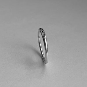 Sterling Silver Thin Cross With Angel Wings Band Ring, Cross Ring ...