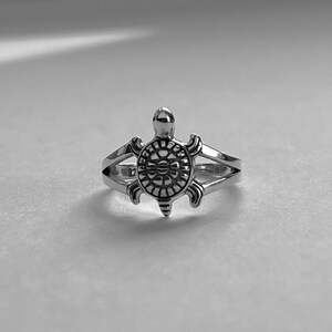 Sterling Sliver Turtle Toe Ring, Turtle Ring, Turtle Midi Ring, Silver Turtle Ring, Silver ...