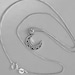 Sterling Silver Small Moon Necklace, Moon Necklace, Silver Moon ...