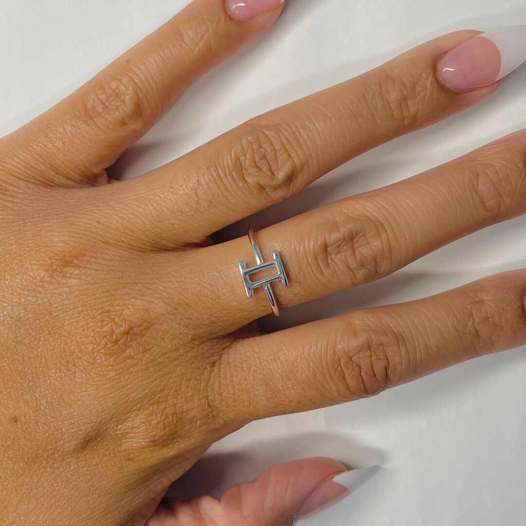 Sterling Silber Zwilling Ring, Sternzeichen Ring, Astrologie Ring ...