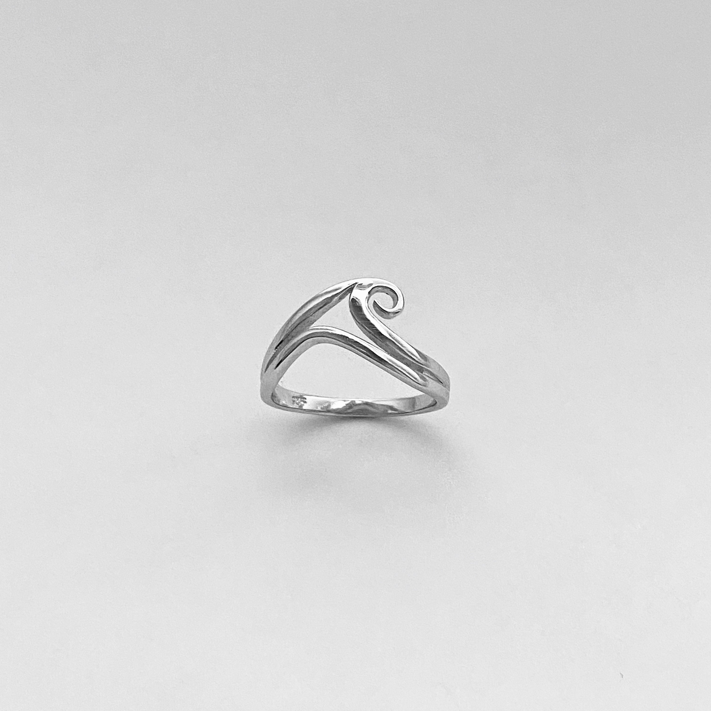 Sterling Silver Wave Ring Ocean Ring Silver Ring Silver - Etsy UK
