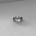 Sterling Silver Crown Toe Ring, Crown Ring, Silver Crown Ring, Silver ...