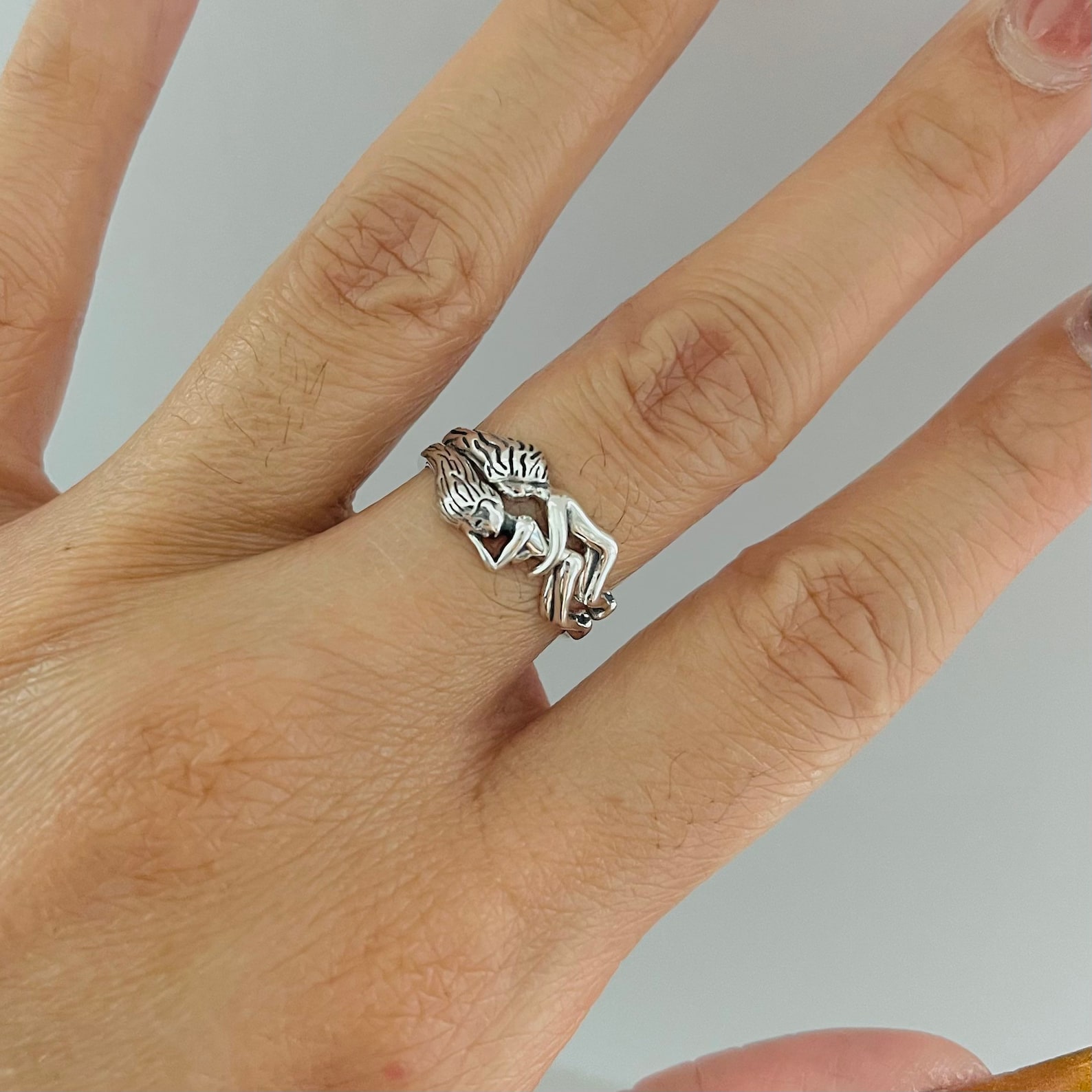 Sterling Silver Lovers Ring Partners Ring Couple Ring Love - Etsy