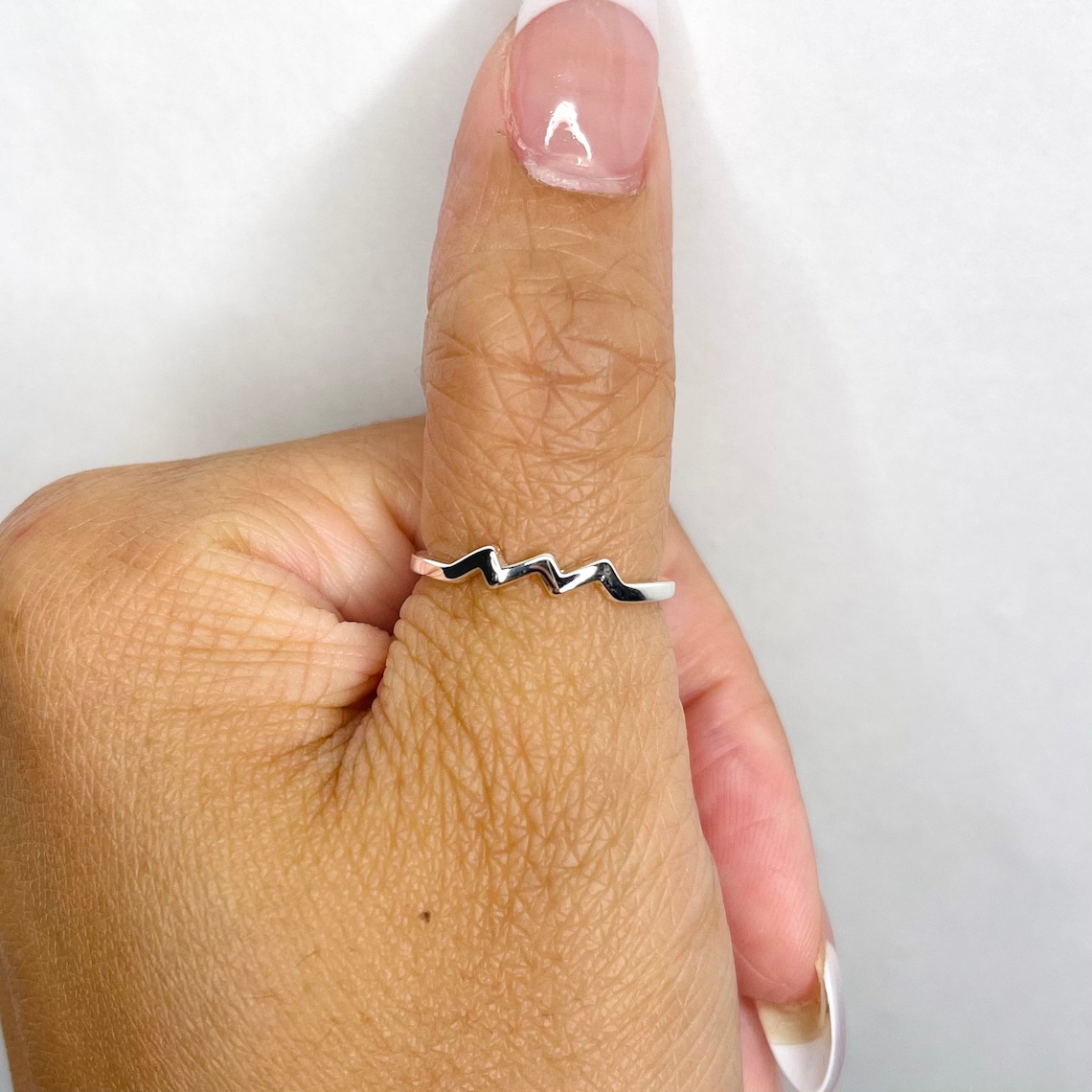 Sterling silver Aquarius ring zodiac ring astrology ring | Etsy