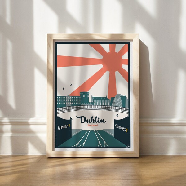 Dublin Poster - Etsy UK