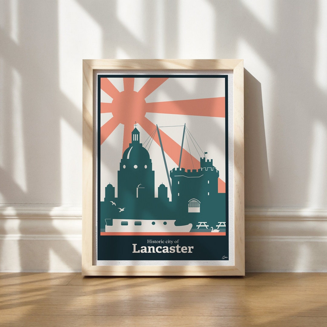 Lancaster Travel Poster | Travel Prints Made in the UK | Wall ...