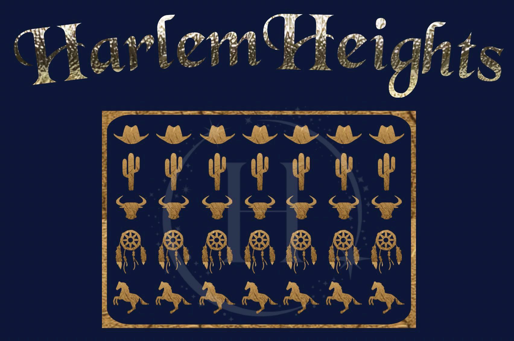 Western Inspired Nail Stickers/nail Decals/nail Art/nail Vinyl/vinyl ...