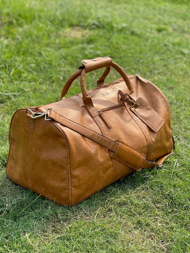 Personalized Mens Travel Bag, Monogrammed Duffel Bag, Weekend Luggage ...