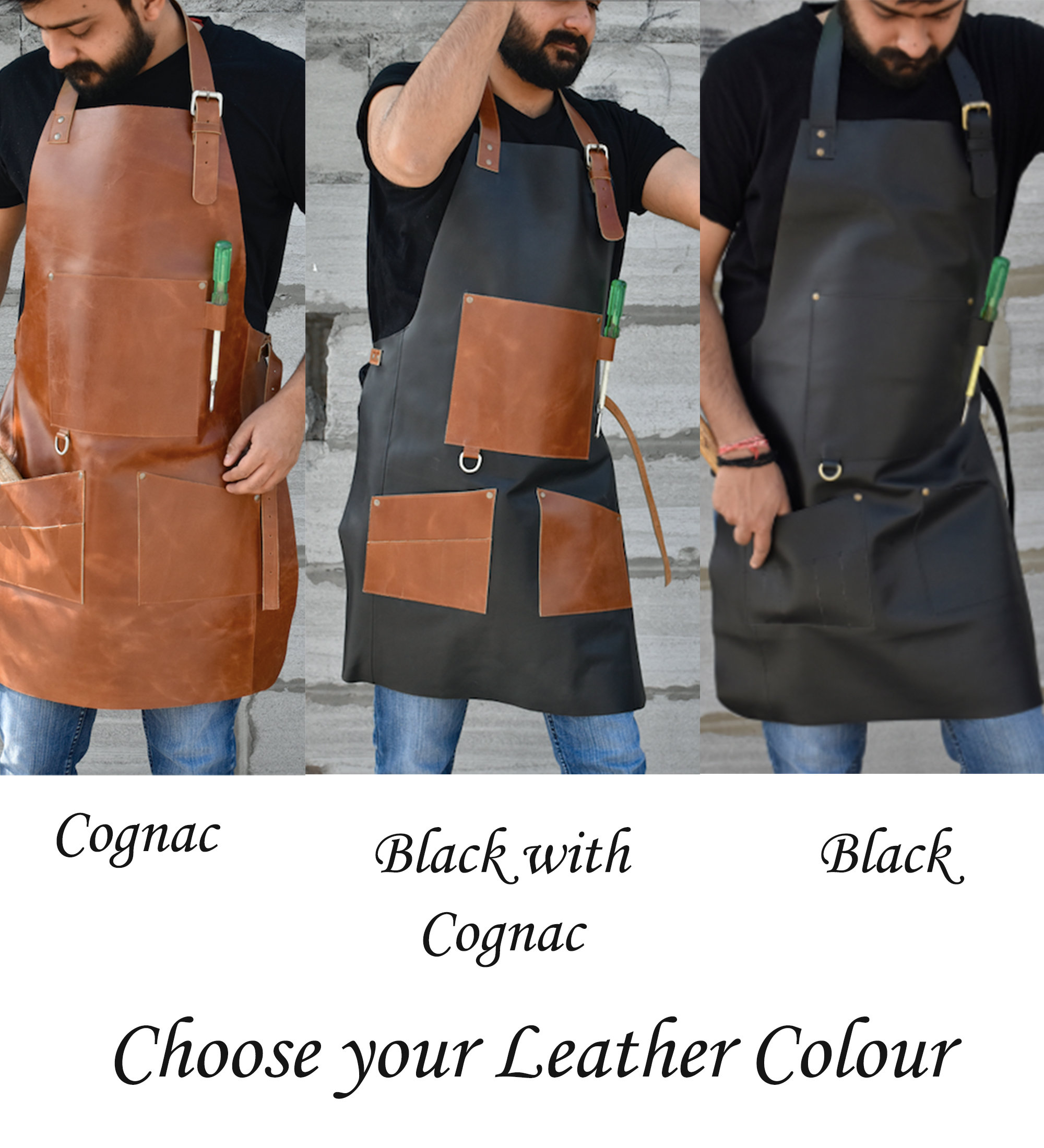 Leather apron men blacksmith apron woodworking apron for men | Etsy