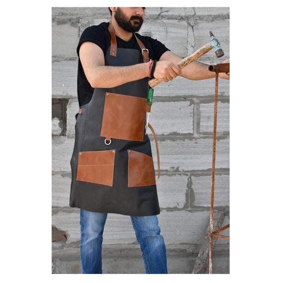 Blacksmith Apron Leather Apron for Men Gift Woodwork Apron - Etsy