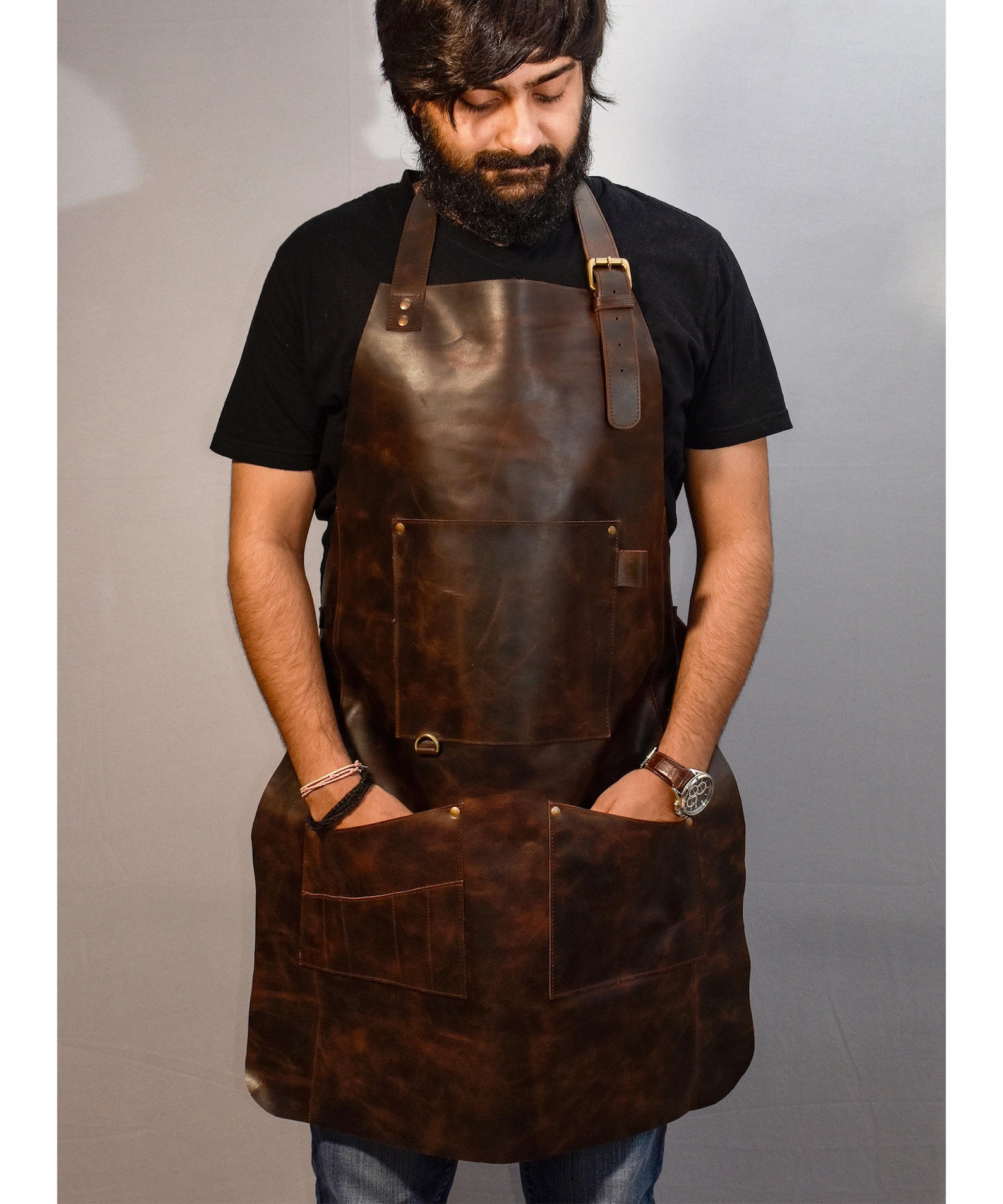 Leather Apron for Men Personalized Apron Blacksmith Apron - Etsy
