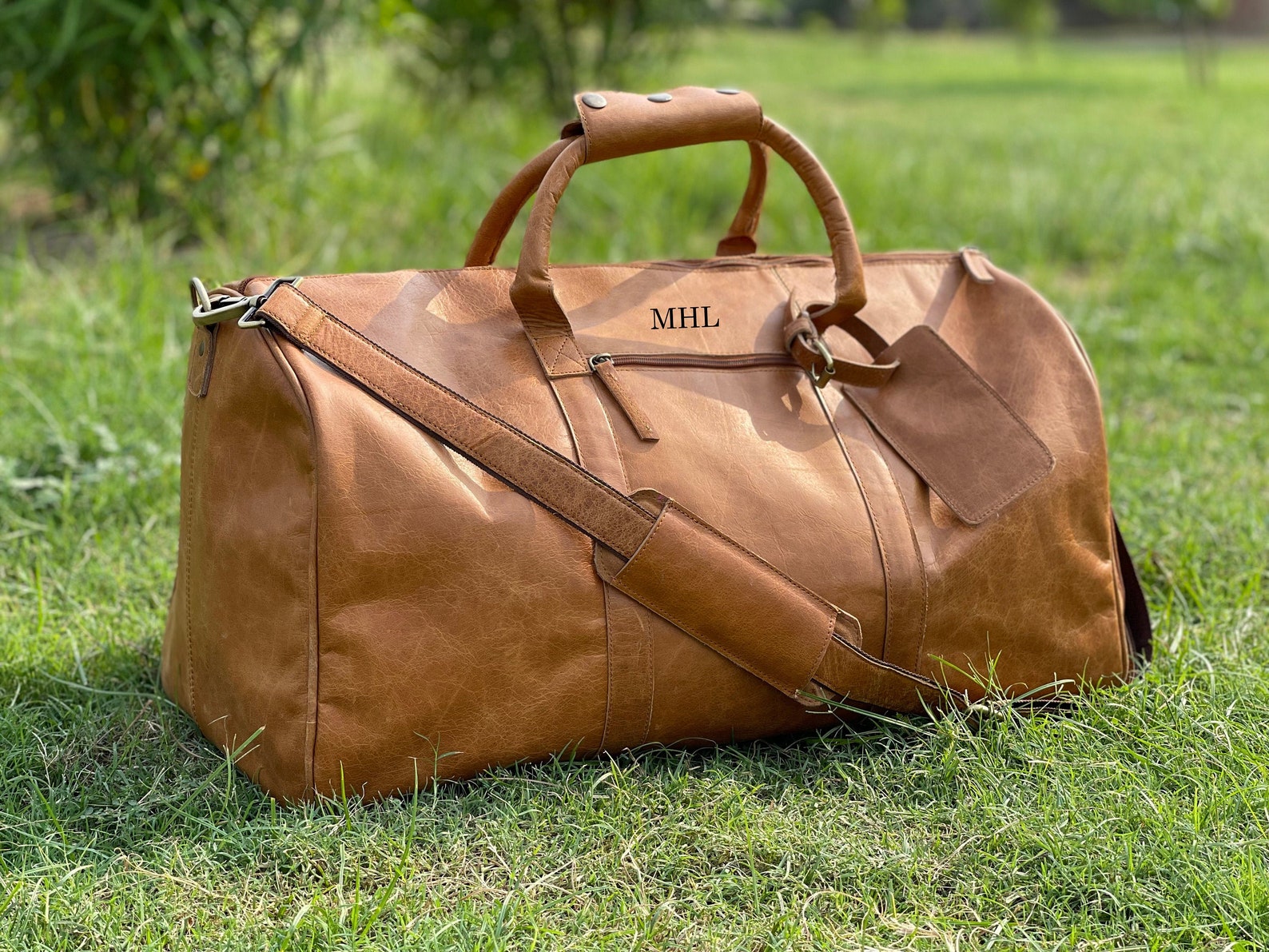 Personalized Mens Travel Bag, Monogrammed Duffel Bag, Weekend Luggage ...