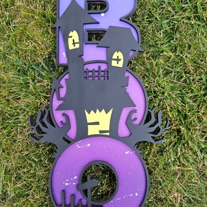 Haunted House BOO Sign - Etsy