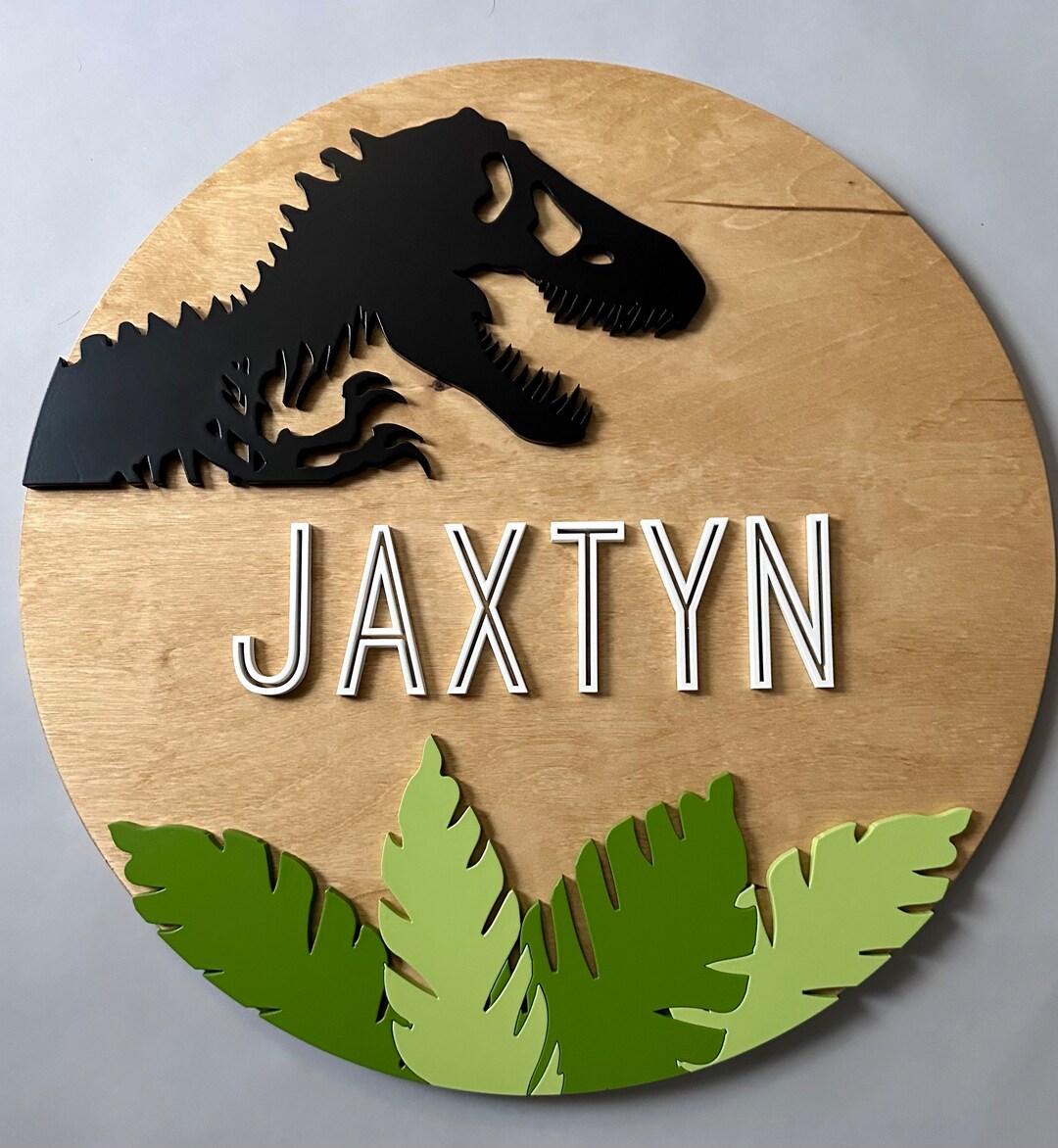 Dinosaur Nursery Sign - Etsy