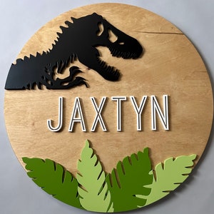 Dinosaur Nursery Sign - Etsy