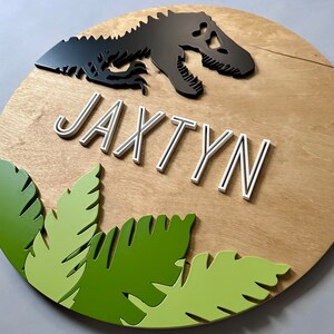 Dinosaur Nursery Sign - Etsy
