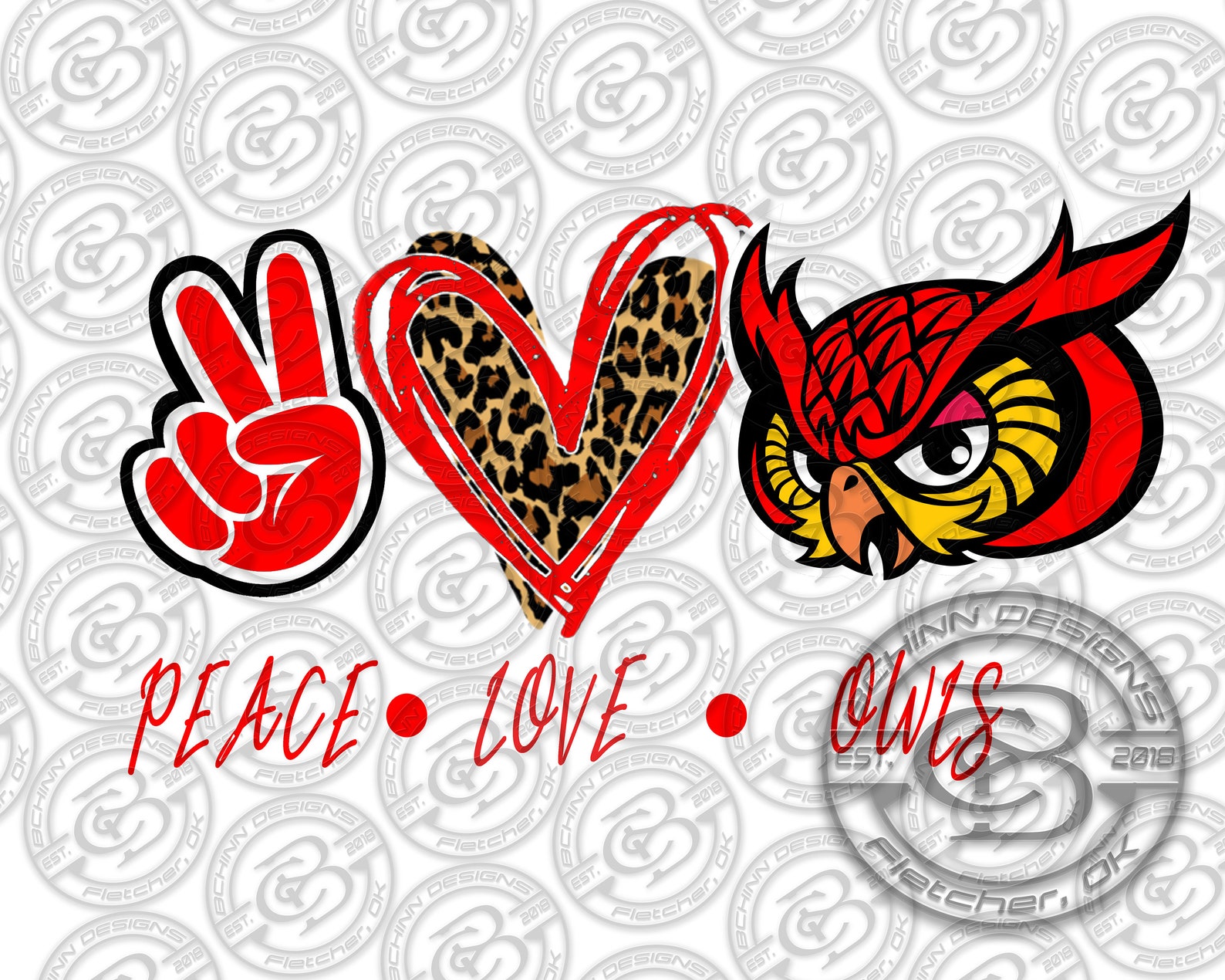 Peace Love Owls, Digital Design, PNG Image, Sublimation Design - Etsy