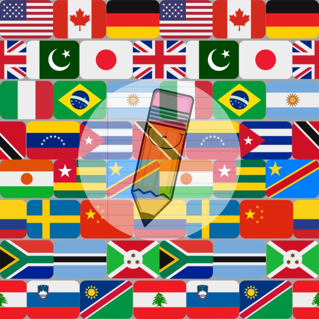 Flags Seamless Pattern - Etsy