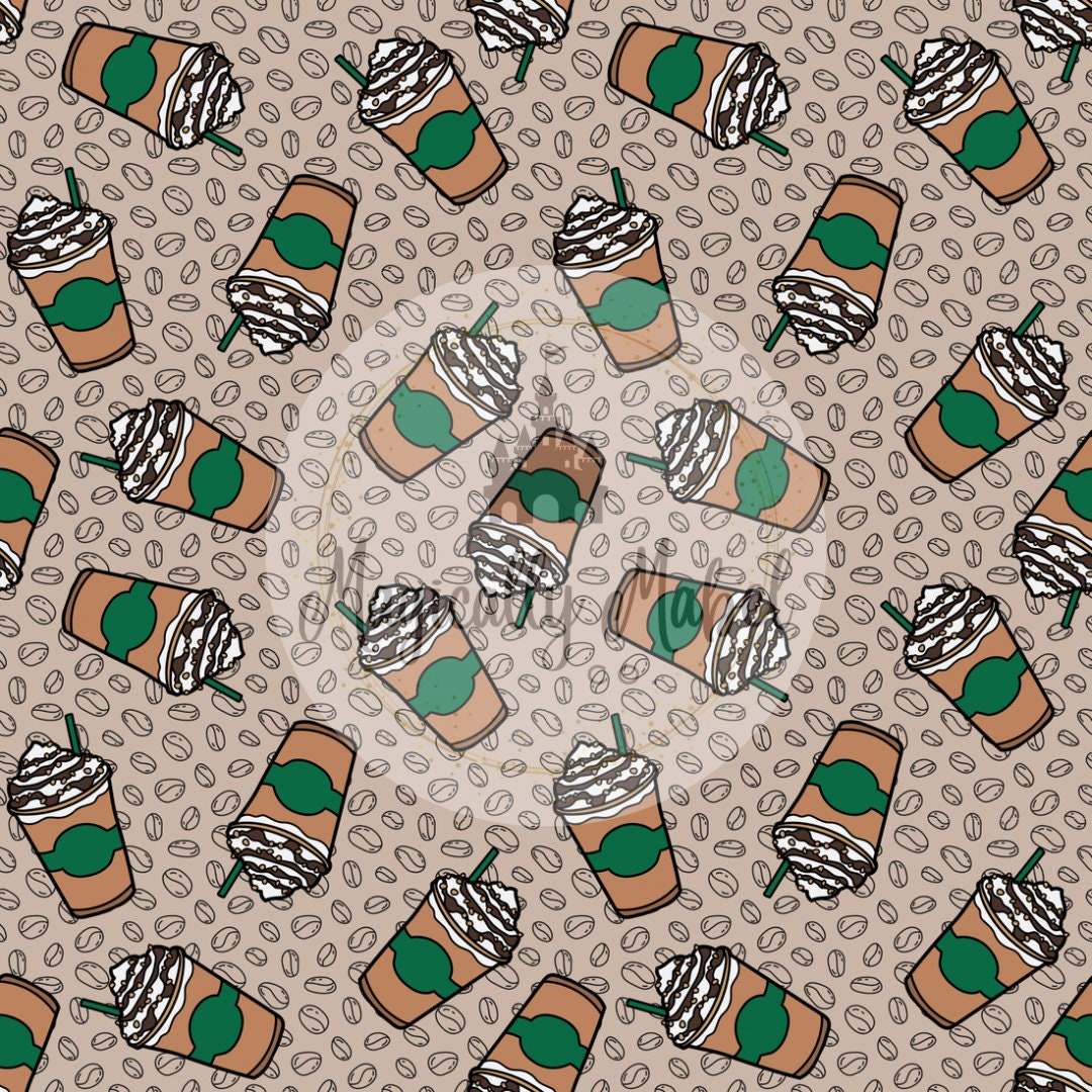 Frappe Seamless Pattern - Etsy