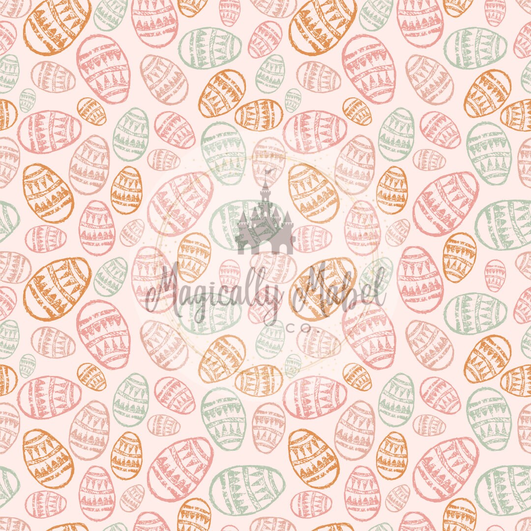 Boho Easter Eggs Seamless Pattern - Etsy