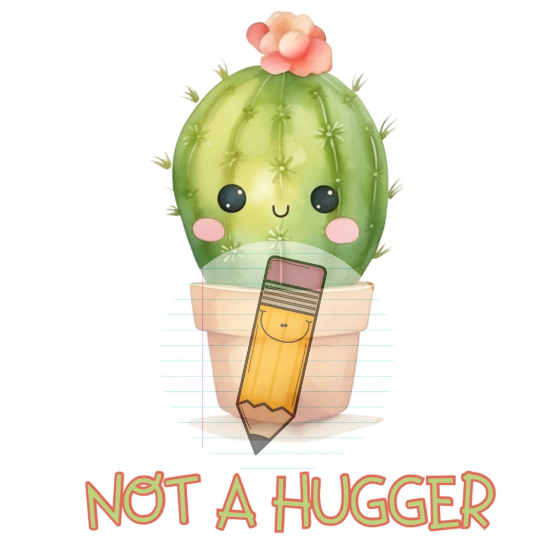 Not a Hugger PNG - Etsy