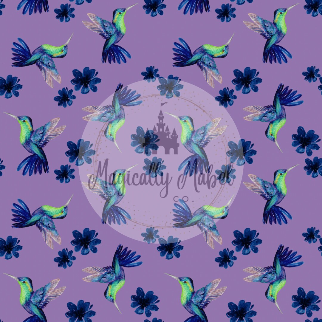 Hummingbird Seamless Pattern - Etsy