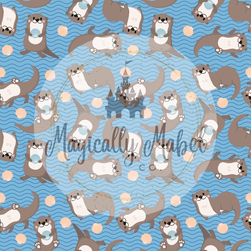 Otter Fabric - Etsy