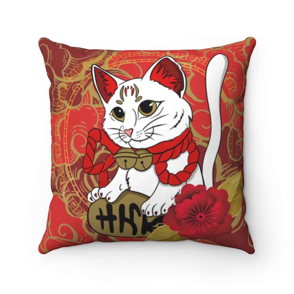 Lucky cat money coming cat lover Maneki Neko feng shui Home | Etsy