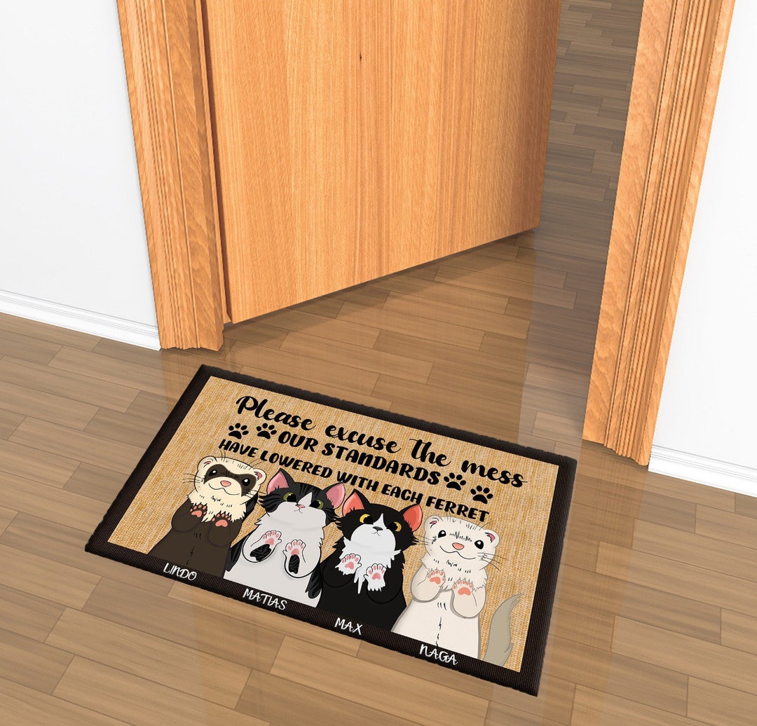 Ferret Mess Christmas Ferret Ferret Mom Ferret Lover Dad Ferret Home ...