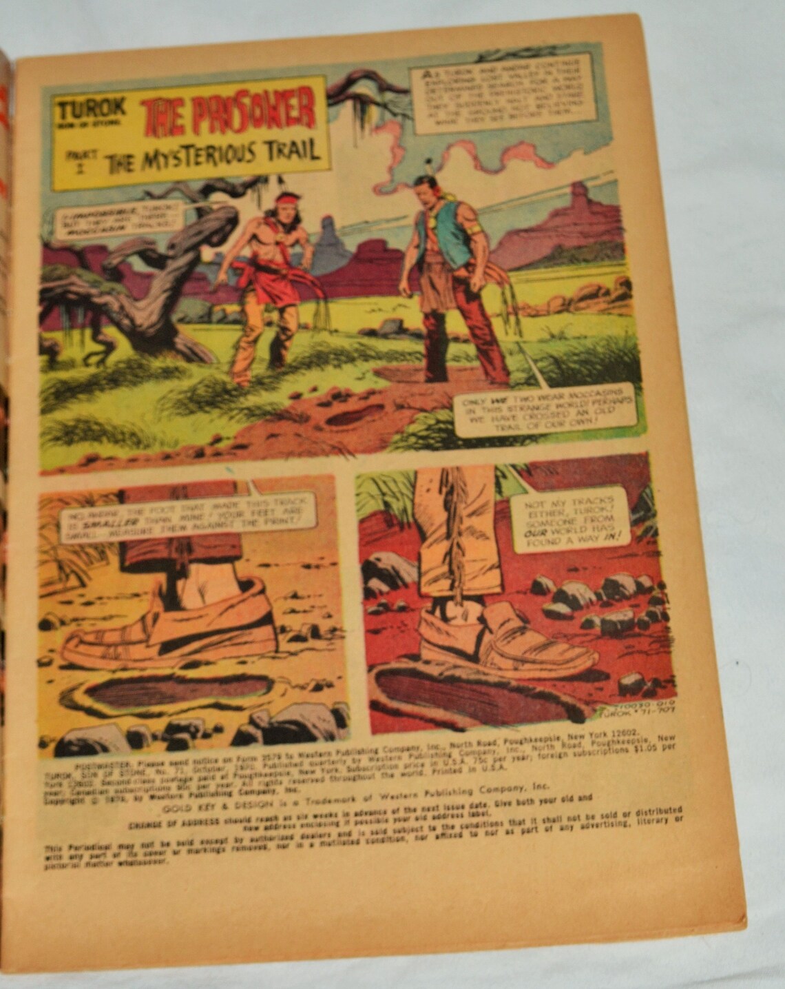 Vintage Turok Son of Stone Comic Book - Etsy