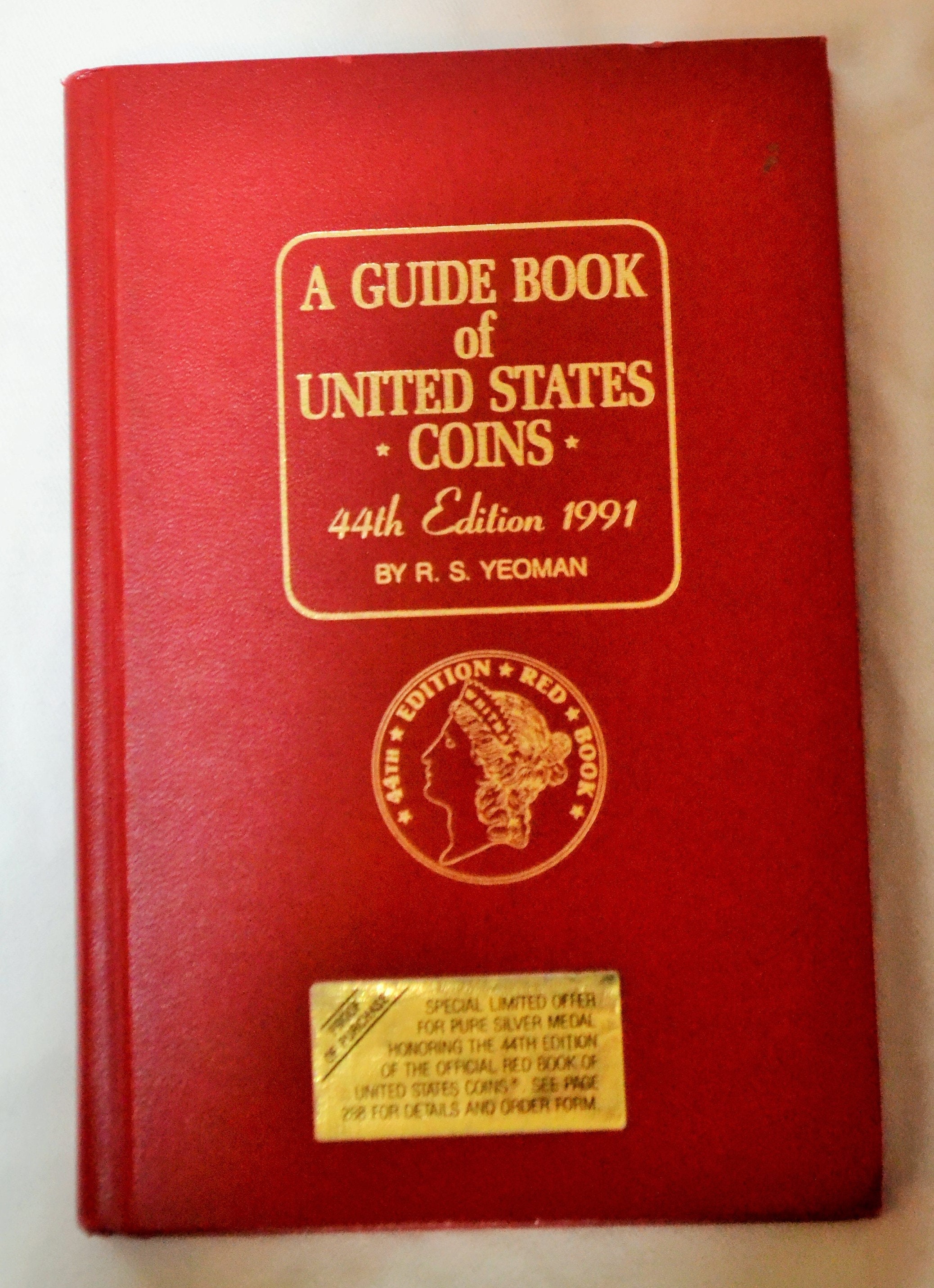 Vintage Red Coin Book - Etsy