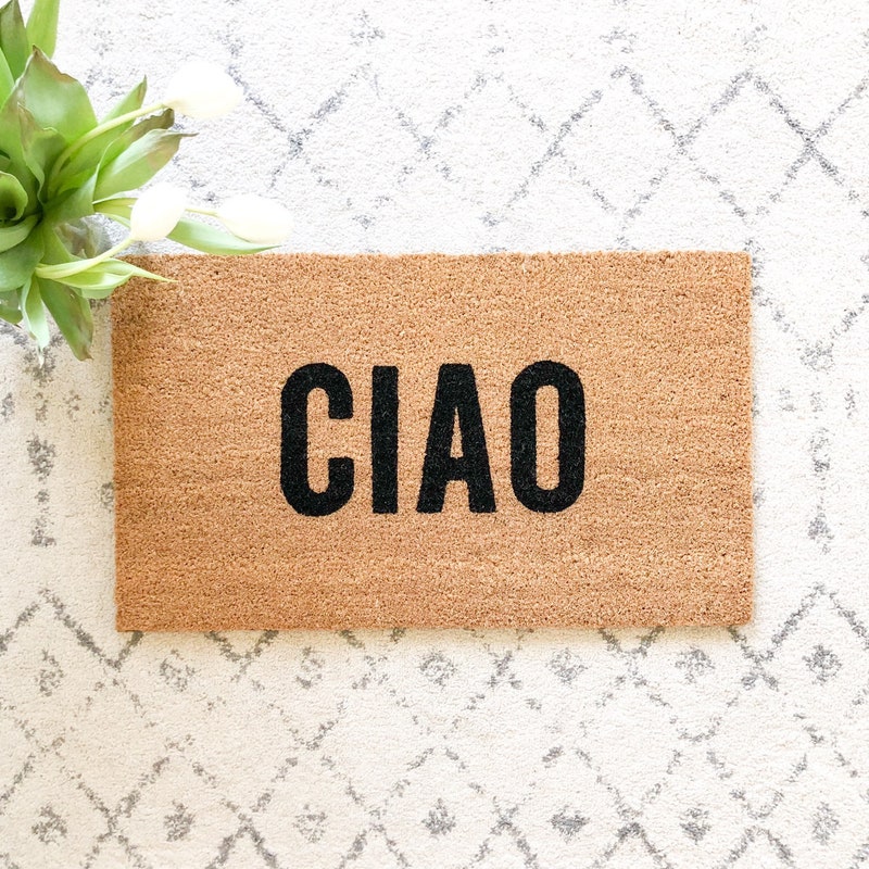Ciao Doormat - Etsy