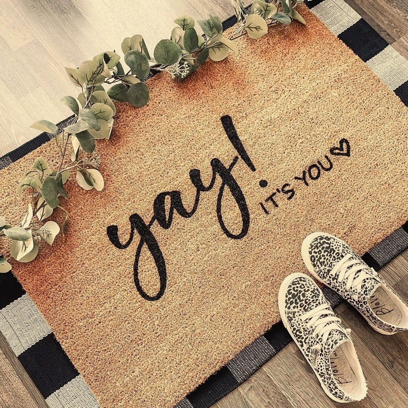 Salon Outdoor Welcome Mat - Etsy